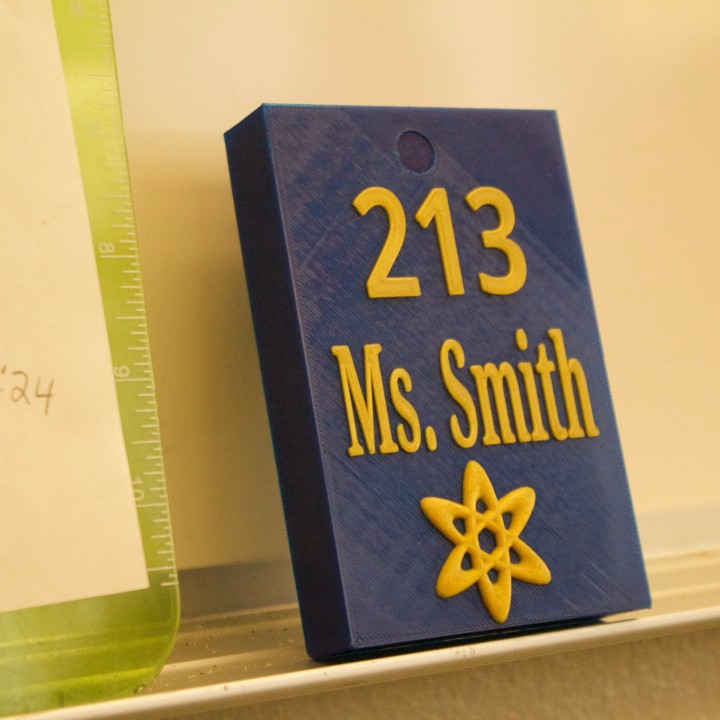 3D Printable Hall pass by Patrick McInerny