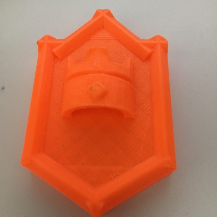 3D Printable Clash Royale - Icon (Shield with crown) by Chris Huang