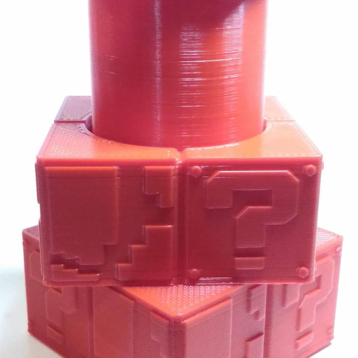 3D Printable Mario Bros Planter and Base by ivan