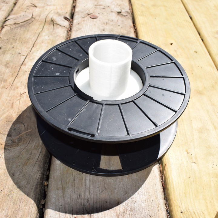3D Printable Meltink3d Vertical Spool Garden by Tanya Wiesner