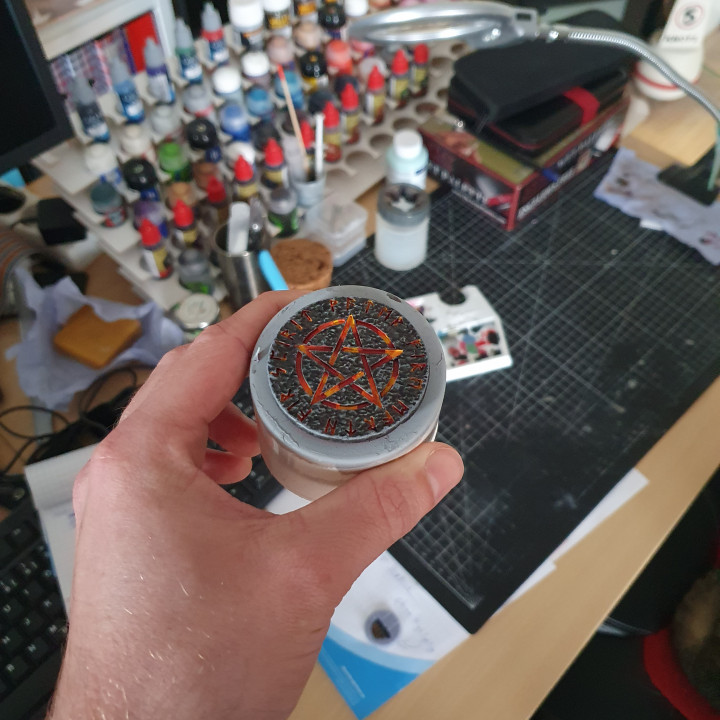 3D Print of OpenForge 2.0 Magic Circle: Pentagram by Knoll3PB