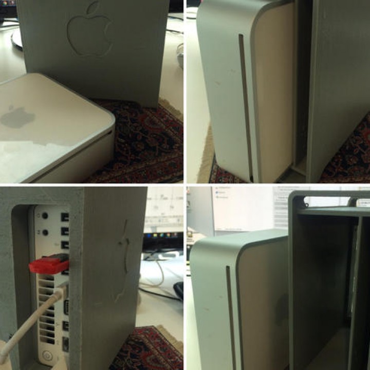 3D Printable mac pro mini computer case by Hugo-archicad
