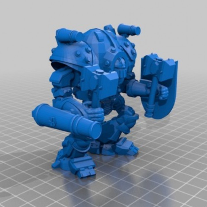 3D Printable Modular Mech SteamPunk Set by Michael Hersel