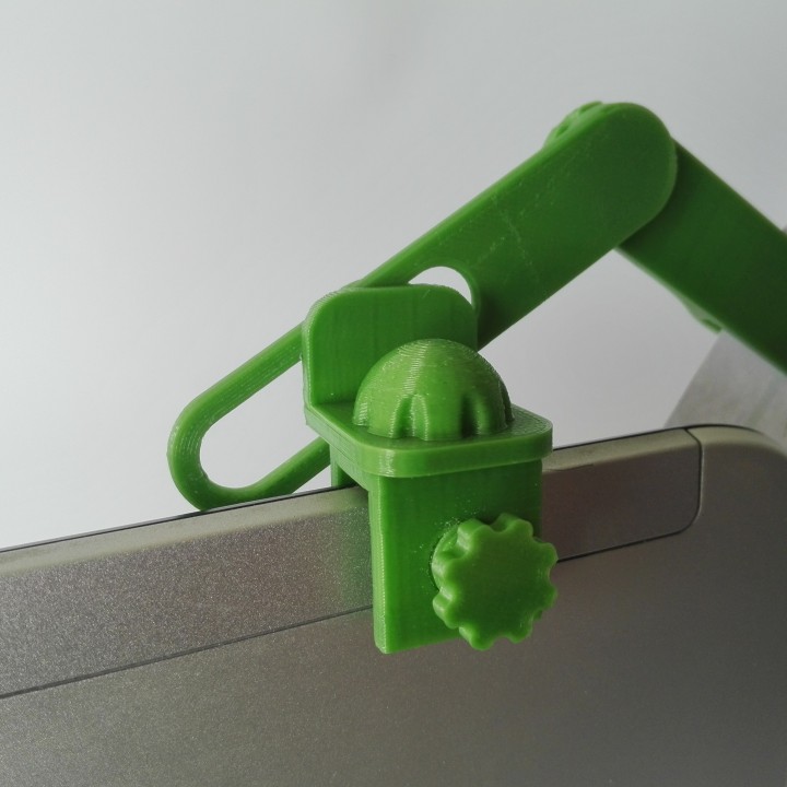 3D Printable Computer Note holder by martín