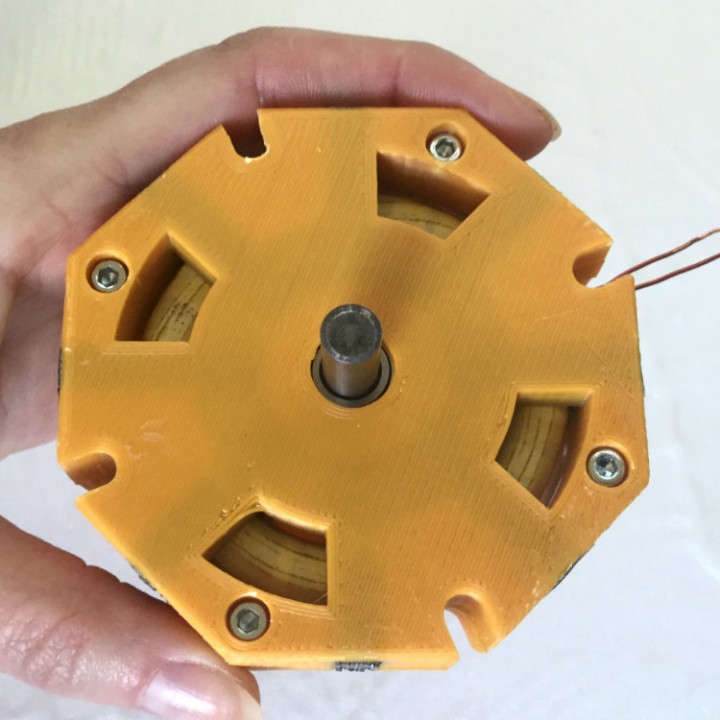 3D Printable TFM 8 - 3d printed Transverse Flux Generator by Tetiana ...