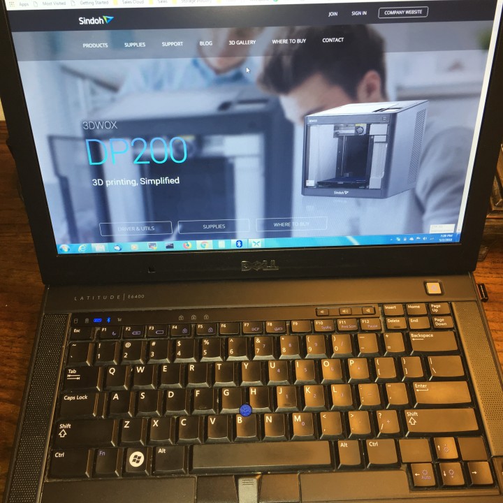 3D Printable replacement pointing stick mouse by Joshua Zanganeh