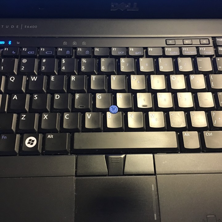 3D Printable replacement pointing stick mouse by Joshua Zanganeh