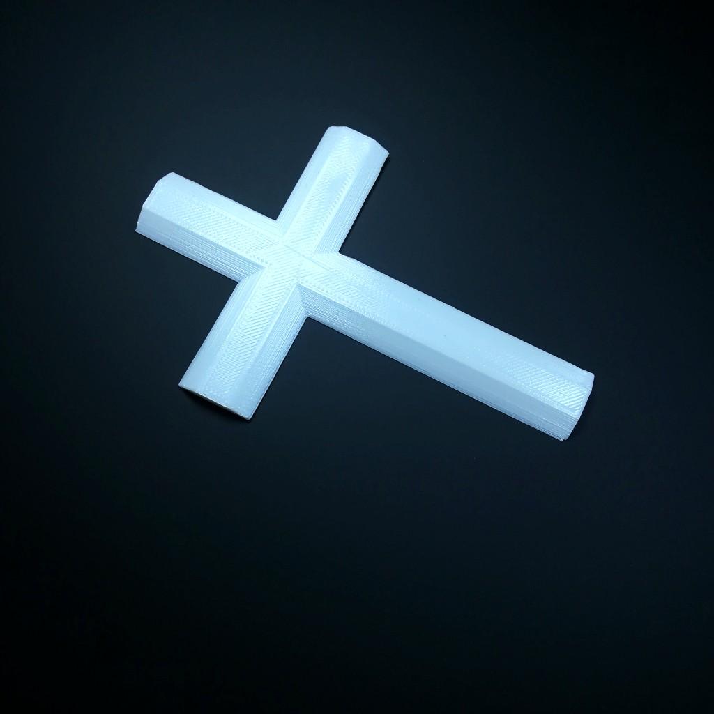 3D Printable Cross by Maxwell