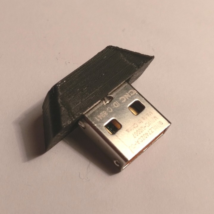 3D Printable USB-Dongle-Snag-Protector by Stefan Adelmann
