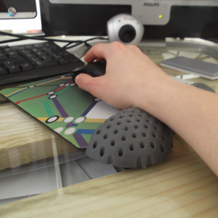 3D Printable WRIST RESTING PAD by TED3D