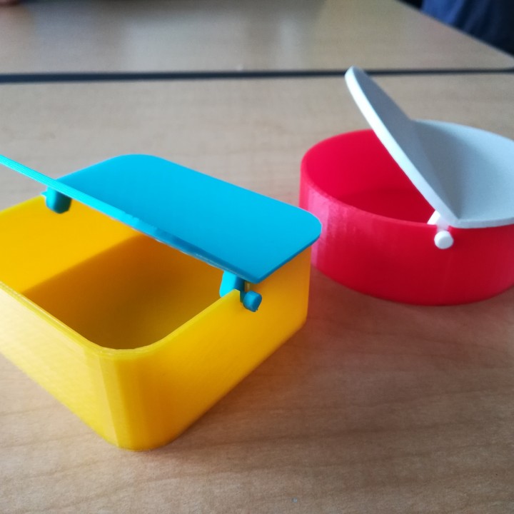3D Printable Flip Top Box by Patrick McInerny