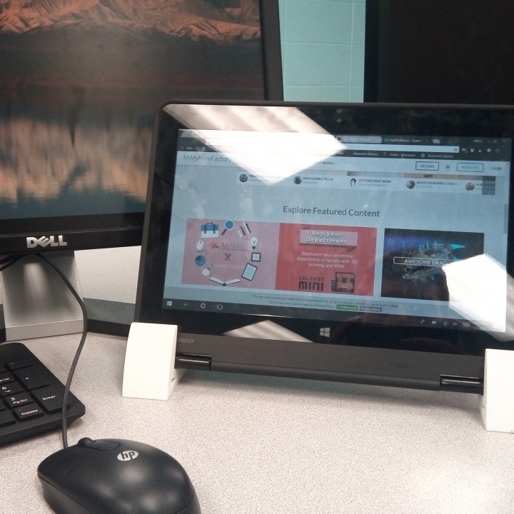3D Printable Lenovo Thinkpad CS20 Stand by Calvin Hoffmann