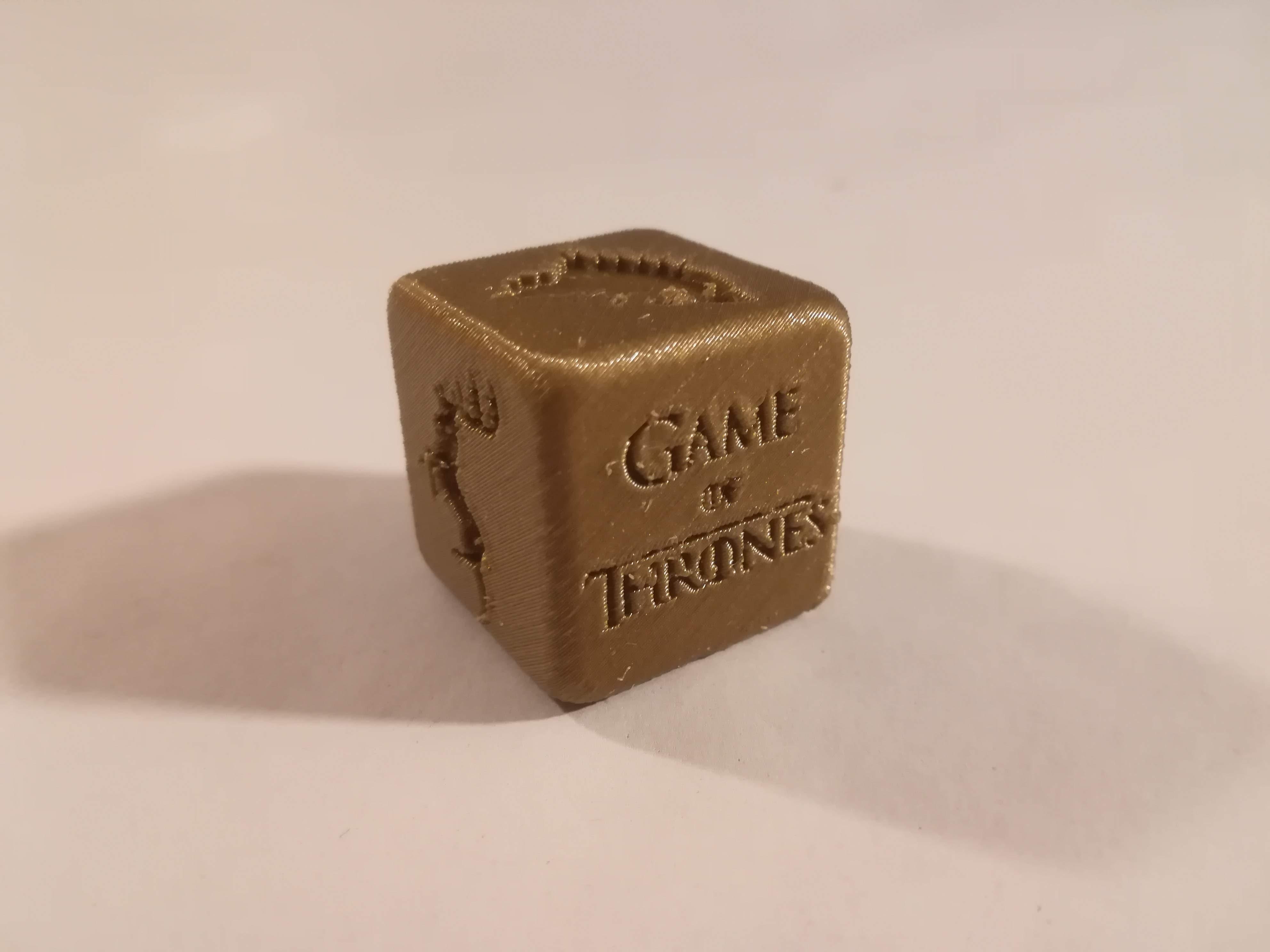 3D Printable GOT Dice by Mausama