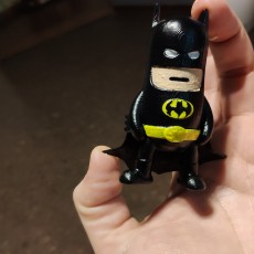 3D Printable Mini Batman by Wekster