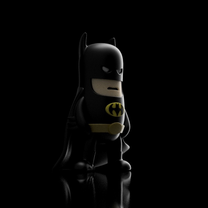 3D Printable Mini Batman by Wekster