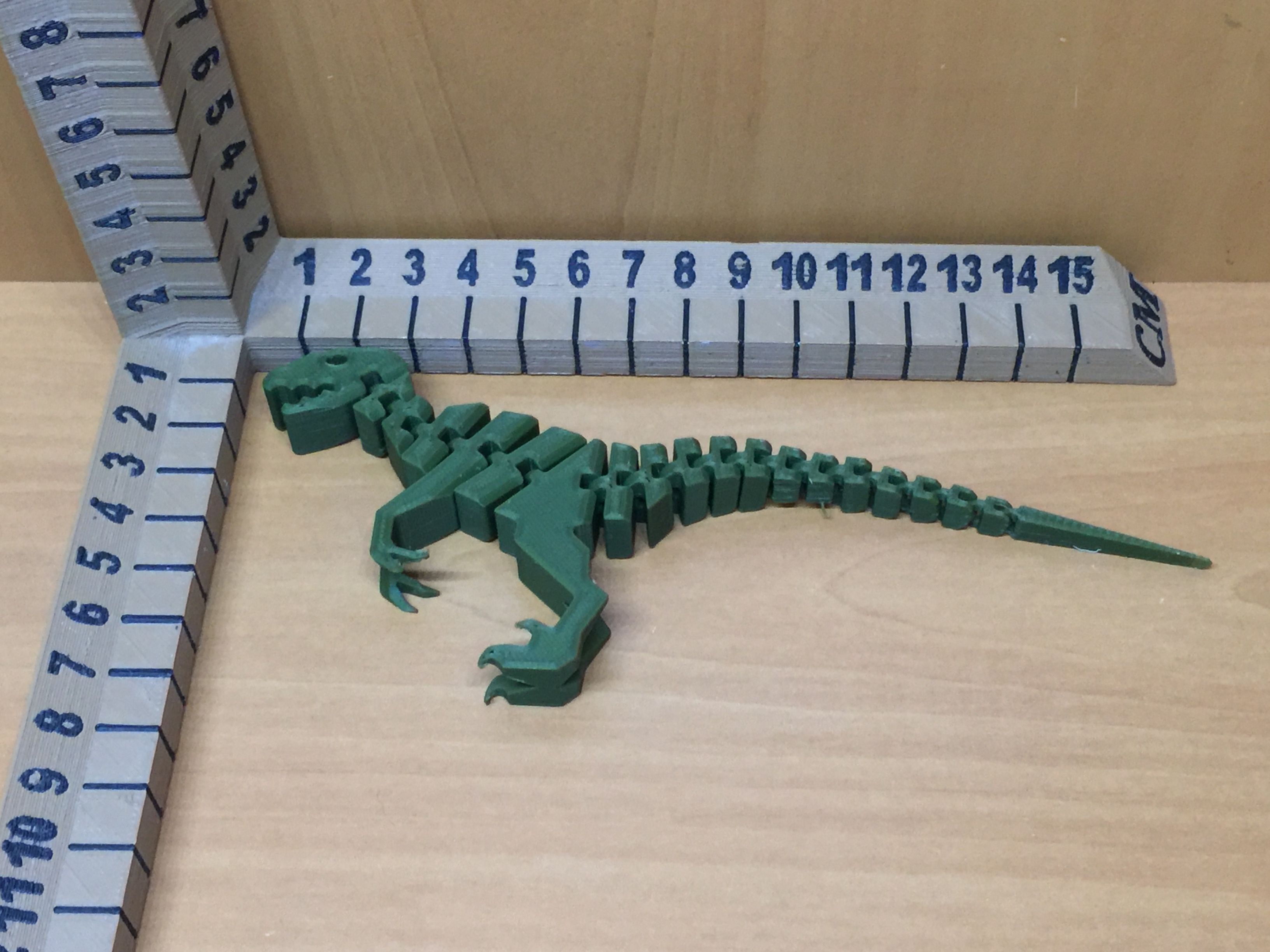 3D Printable Flexi Raptor by Cavedog