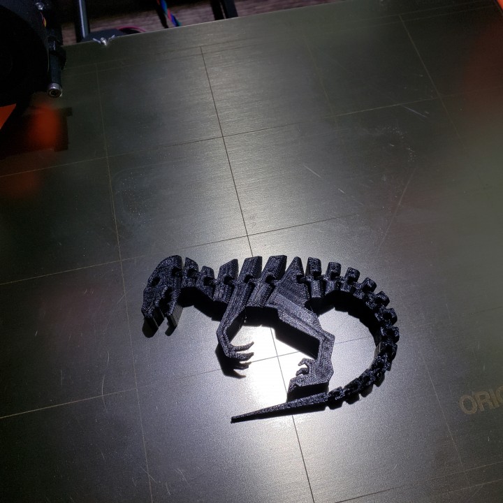 3D Printable Flexi Raptor by Cavedog