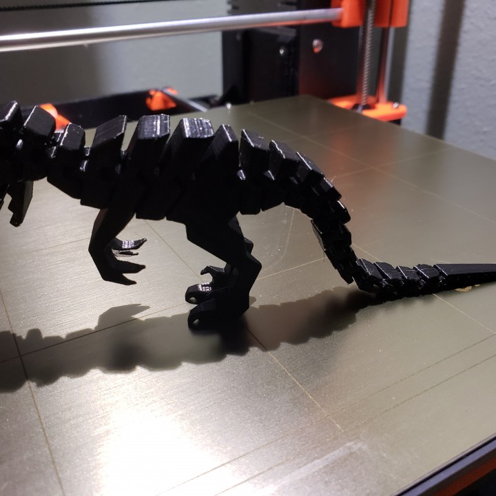 3D Printable Flexi Raptor by Cavedog