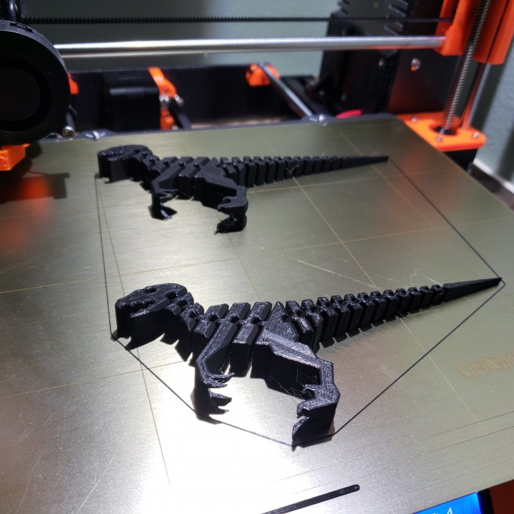3D Printable Flexi Raptor by Cavedog