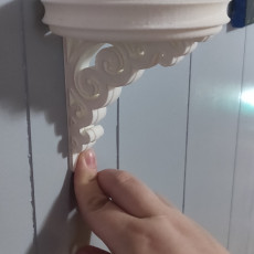 3D Printable Amazon Echo Alexa Fancy Wall Mount by Pyrex238