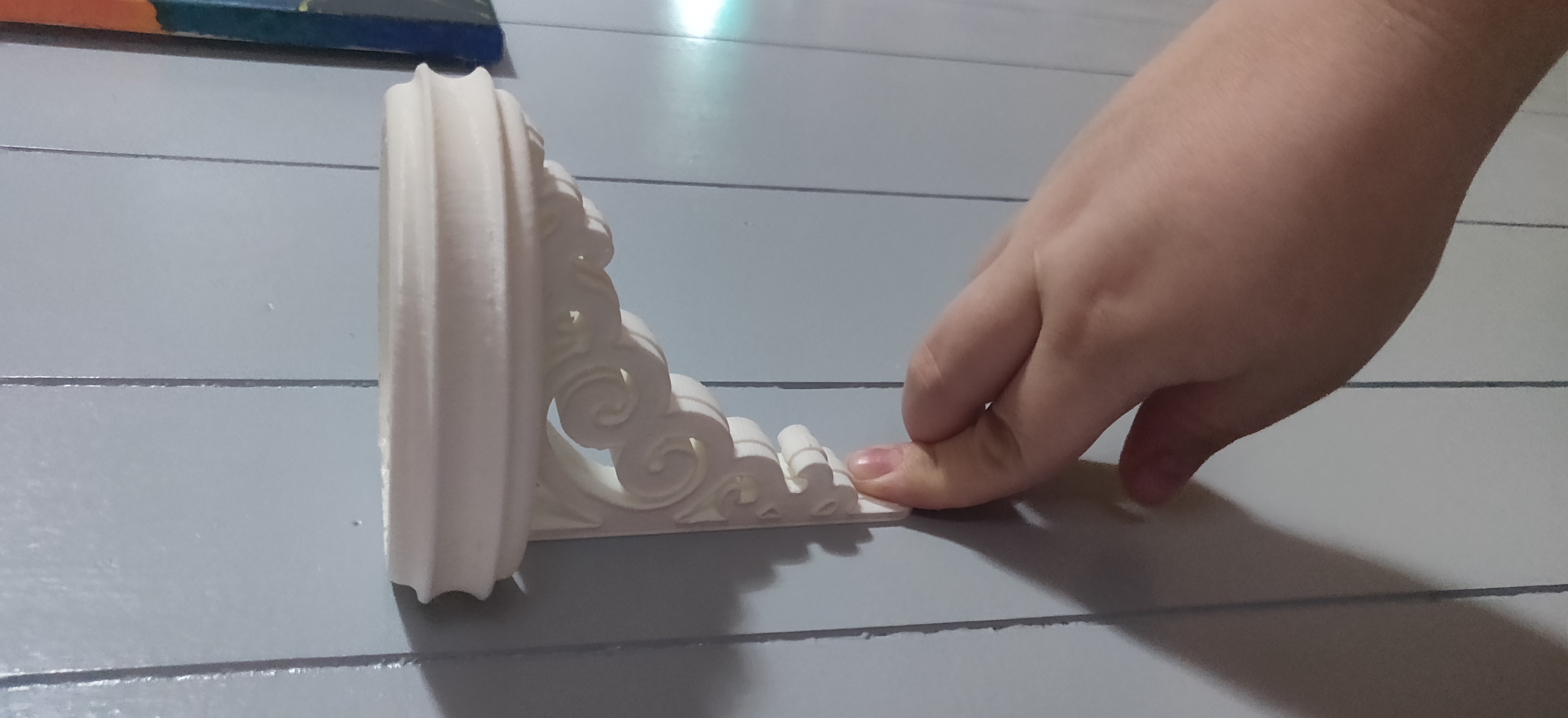 3D Printable Amazon Echo Alexa Fancy Wall Mount by Pyrex238