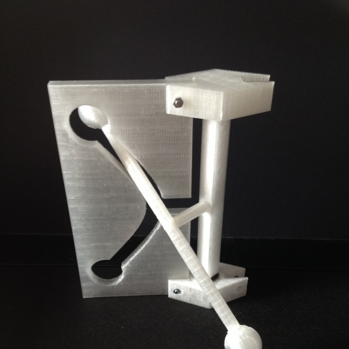 3D Printable hyperbolic table experiment by