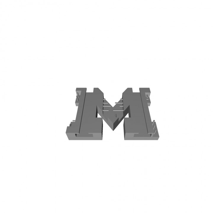 3D Printable Fabricating the University of Michigan by Timothy Do