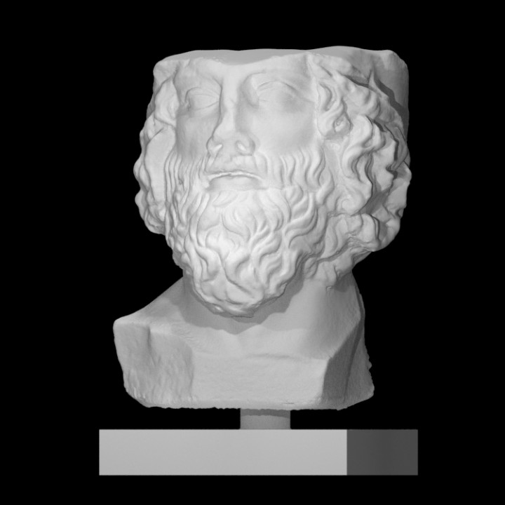 3D Printable A Greek General (Strategos) by Scan The World