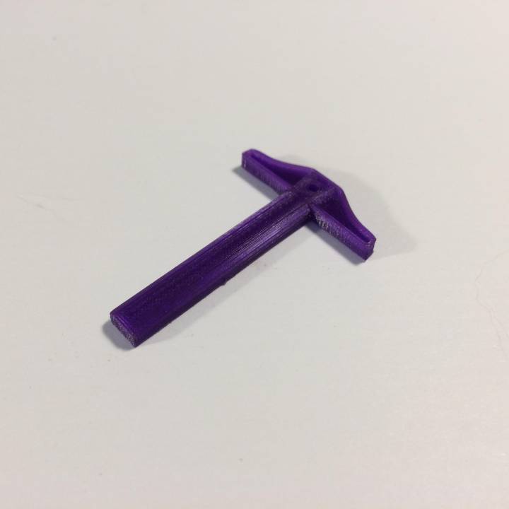 3D Printable T-RULER KEY CHAIN by 3DTech