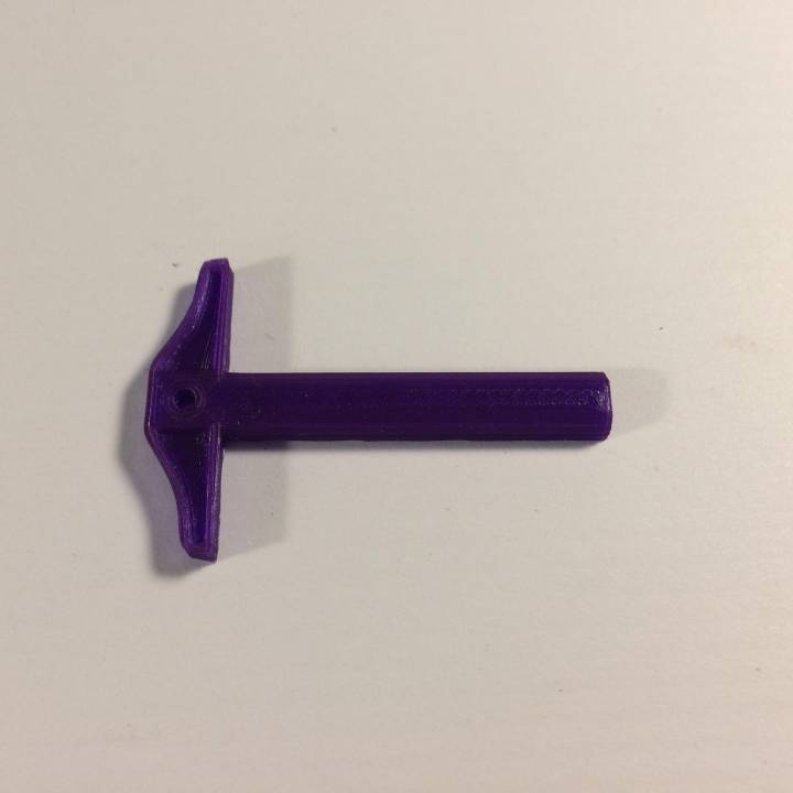 3D Printable T-RULER KEY CHAIN by 3DTech