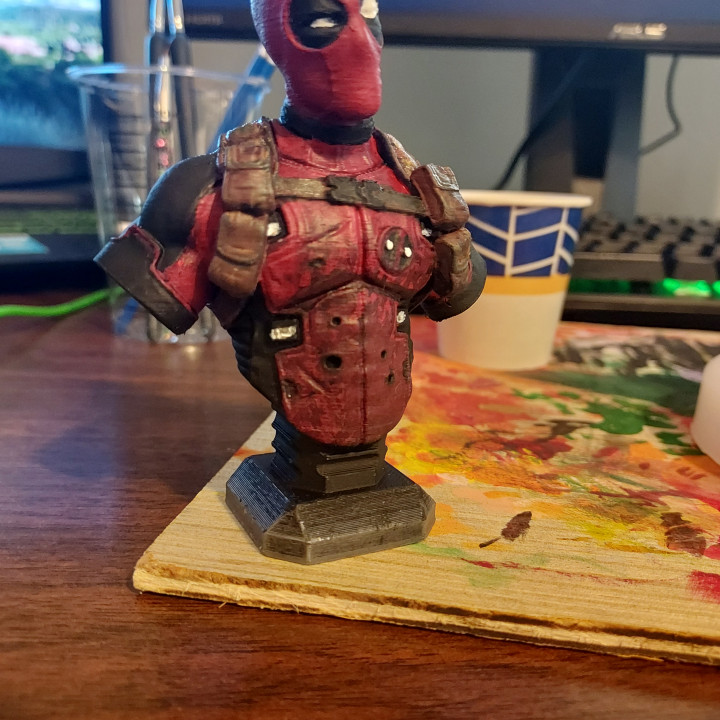 3D Print of Deadpool Bust (Classic Edition) by garcmol1
