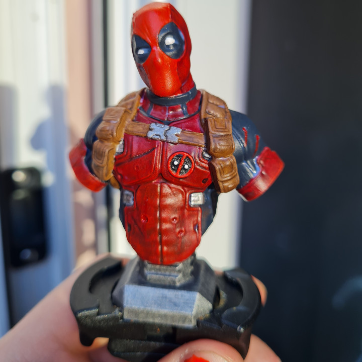 3D Print of Deadpool Bust (Classic Edition) by ajkurosaki879570