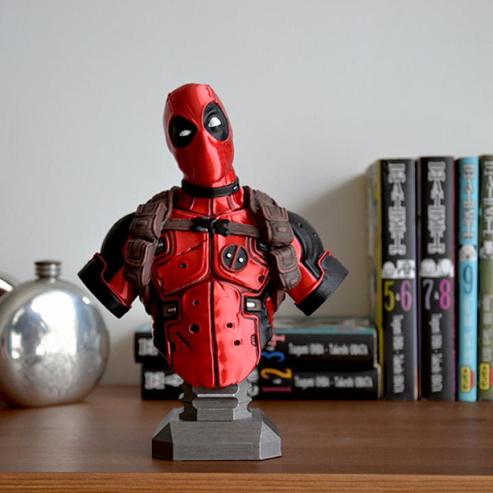 3D Print of Deadpool Bust (Classic Edition) by guigeek