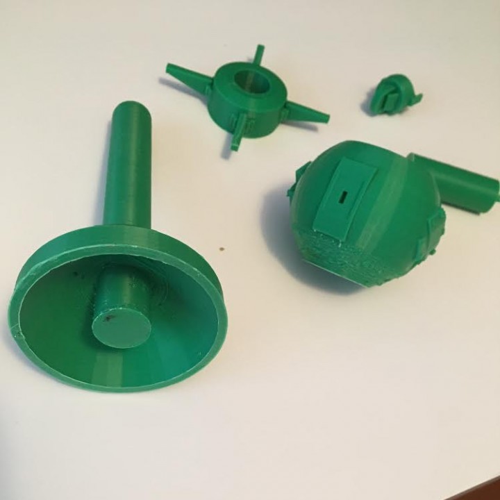 3D Printable Fortnite - Clinger Grenade (SCALE) by Chris Huang