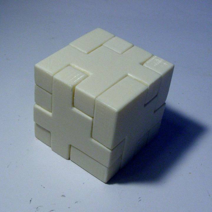 3D Printable Puzzle Cube by Nicholas Ady