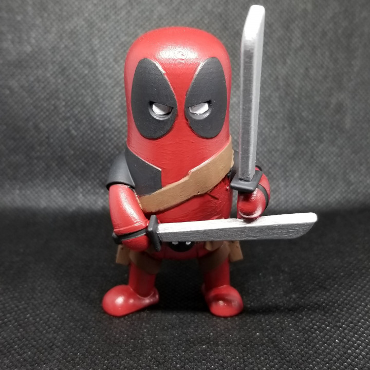 3D Print of Mini Deadpool by silverbullet