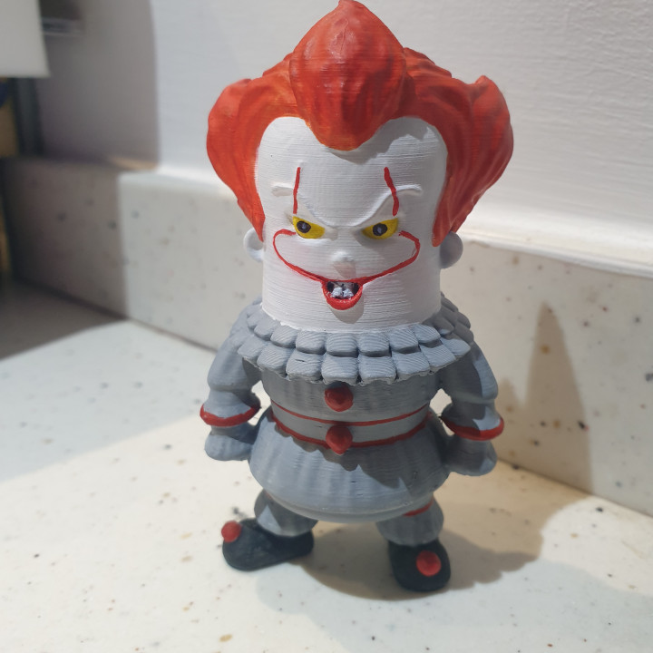 3D Print of Mini Pennywise by Wiganmatt