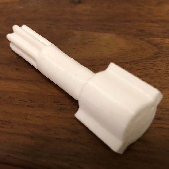 3D Printable Irritrol Rain Dial Outdoor Ext Replacement Key by Jason Ward