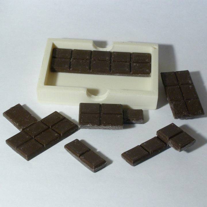 3D Printable CHOCOLATE BOX PUZZLE by Mark Ingle