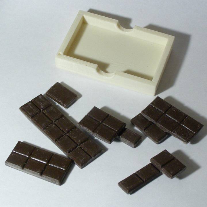 3D Printable CHOCOLATE BOX PUZZLE by Mark Ingle