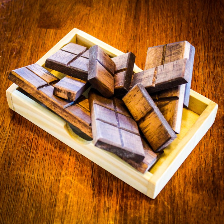 3D Printable CHOCOLATE BOX PUZZLE by Mark Ingle