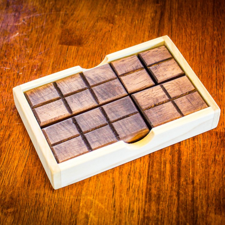 3D Printable CHOCOLATE BOX PUZZLE by Mark Ingle