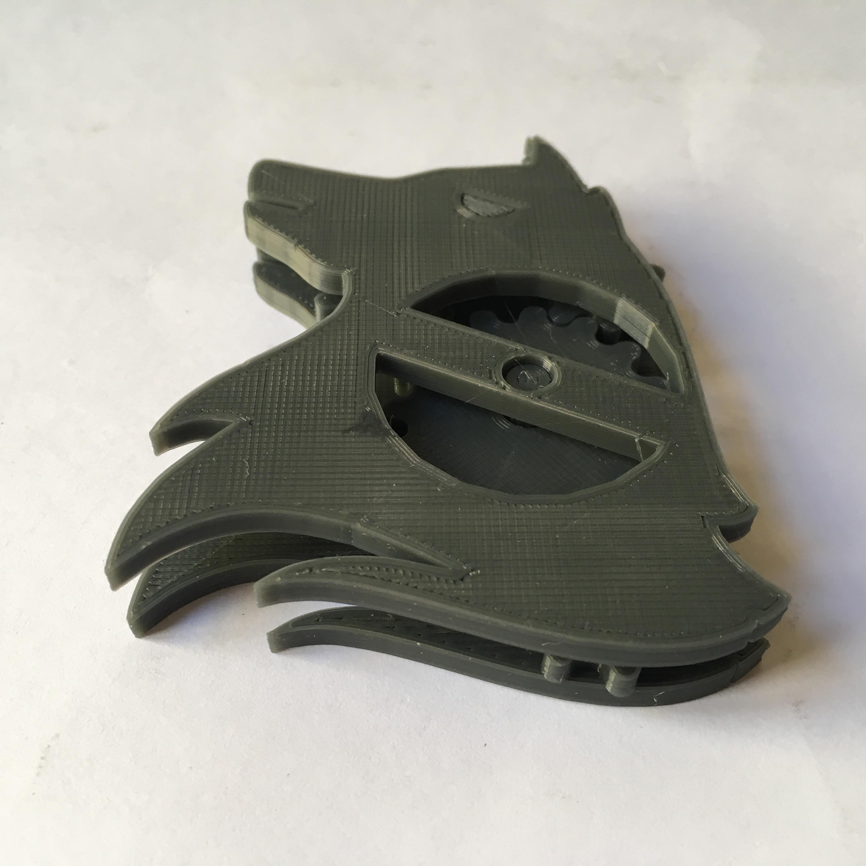 3D Printable Wolf-Gear KeyChain by Ryan A