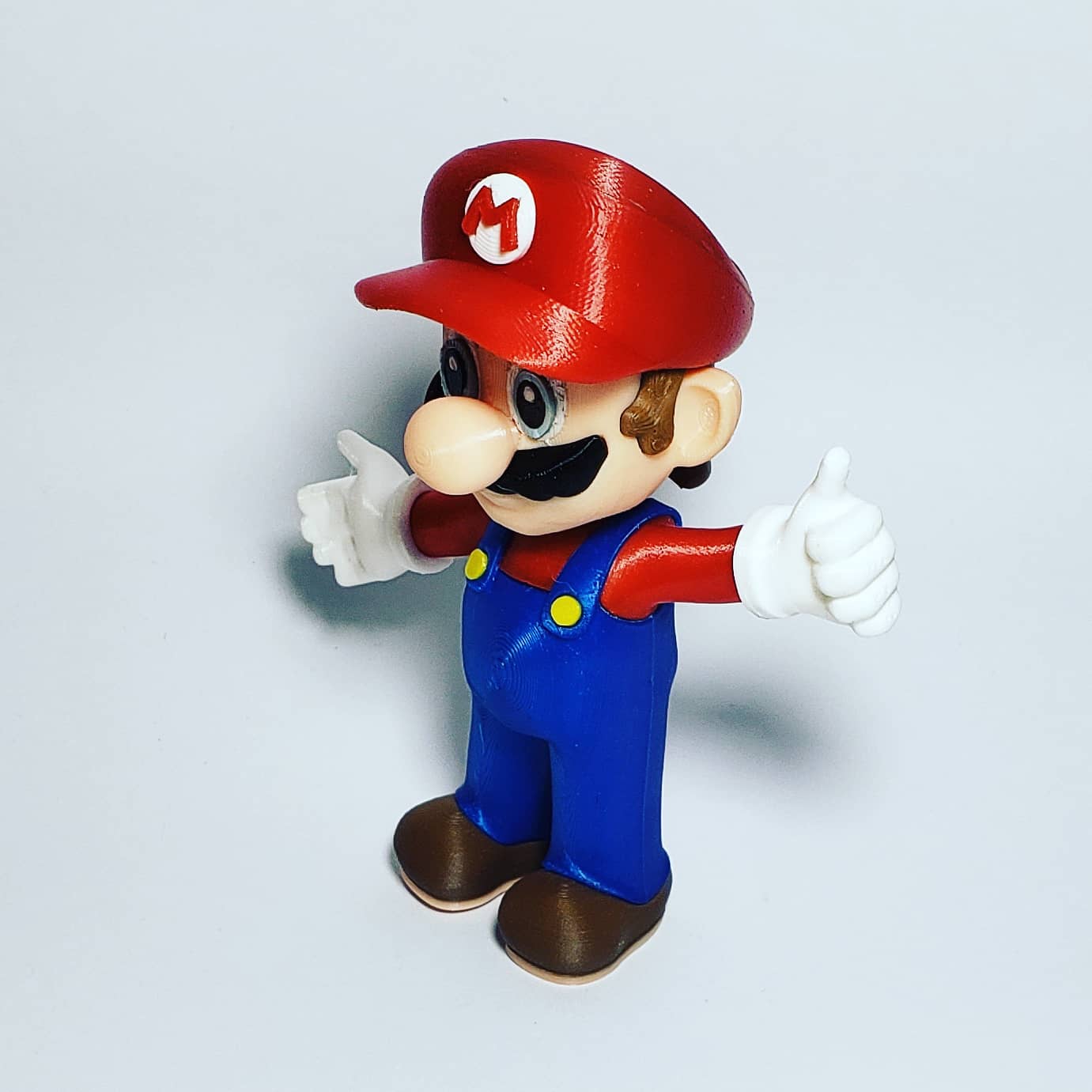 3D Printable Mario from Mario games - Multi-color by Bruno Pitanga Maia