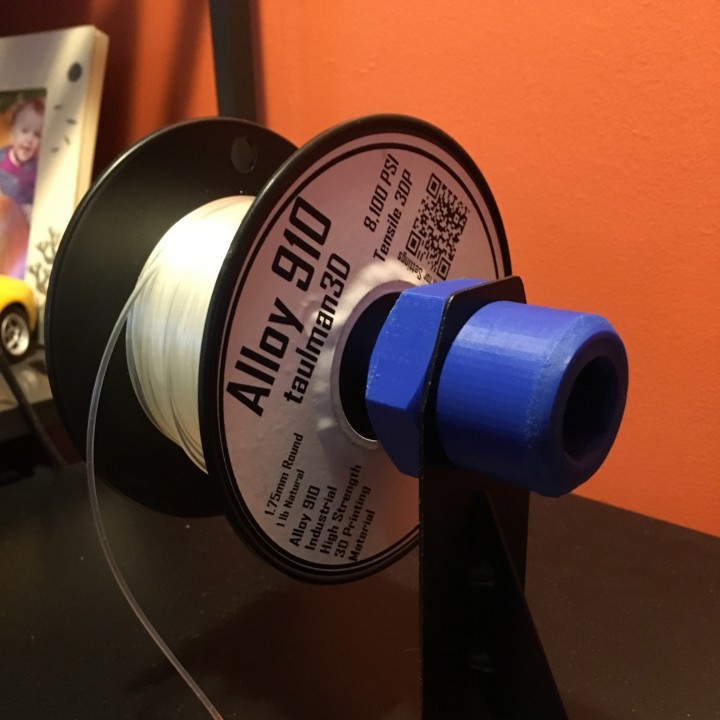 3D Printable Taulman3D Small Spool Holder by Jason Kelly