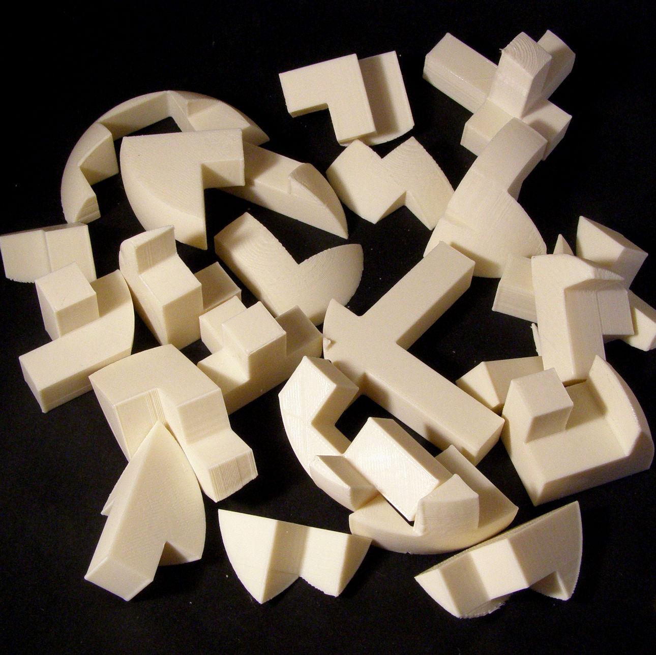 3D Printable sphere puzzle by Joe Rudnisky