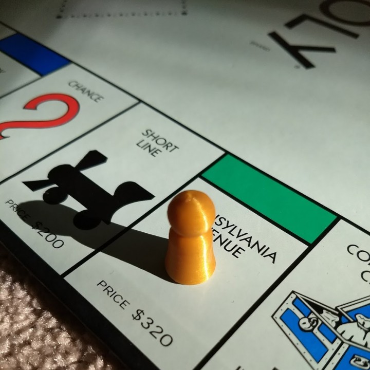 3D Printable Any Board Game Piece by Vanu Rao