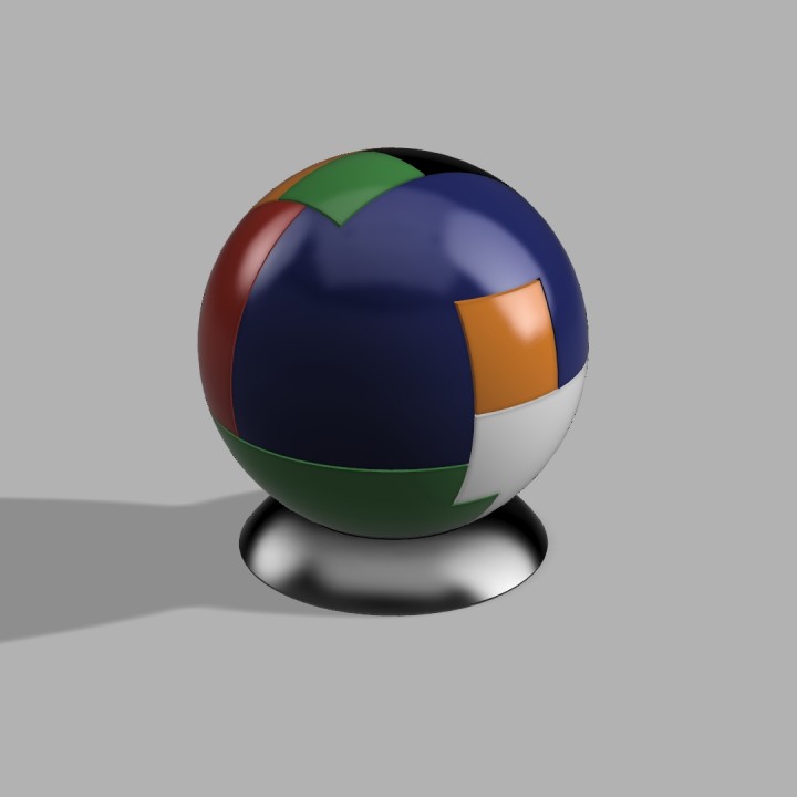 3D Printable Puzzle - sphere by Agi Gonda