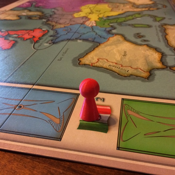 3D Printable Imperial Game Turn Marker by Gavin E