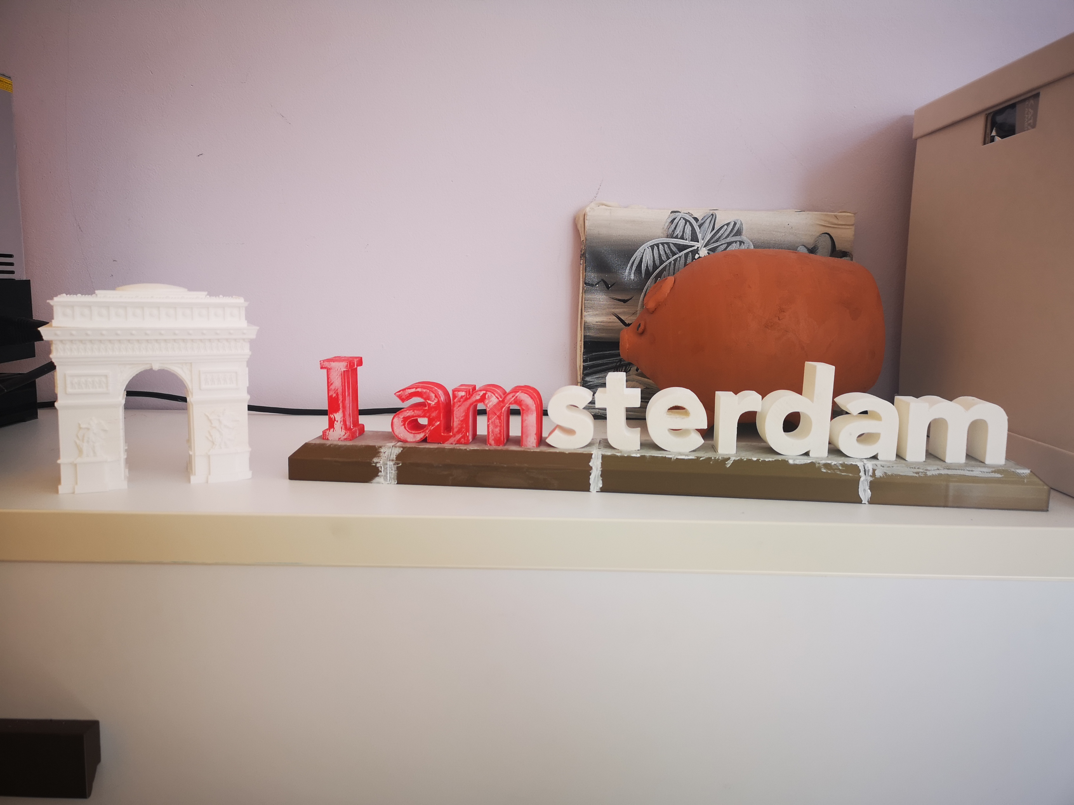 3D Printable I amsterdam letters by MiniWorld3D